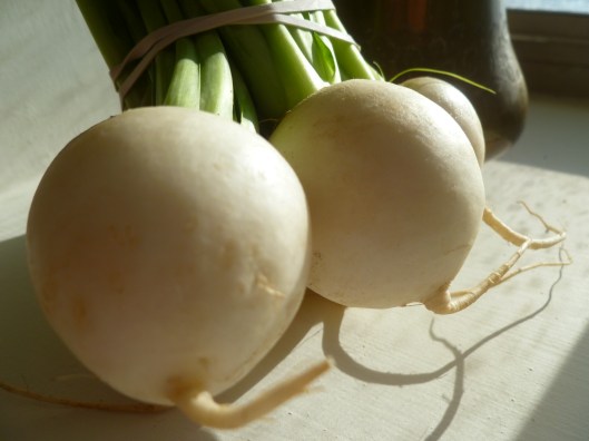 Hakurei Turnips, Herbed and Spiced, and their Stir-fried Greens ...