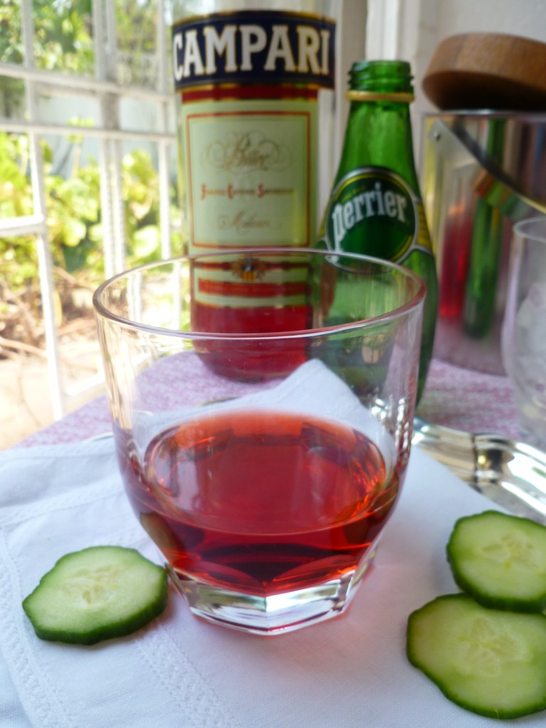 Campari Soda and Strawberry~Orange Campari Cocktail | diplomatickitchen