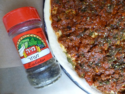 Mediterranean Merguez Flatbread with Hot Cilantro ~ Parsley Chutney ...