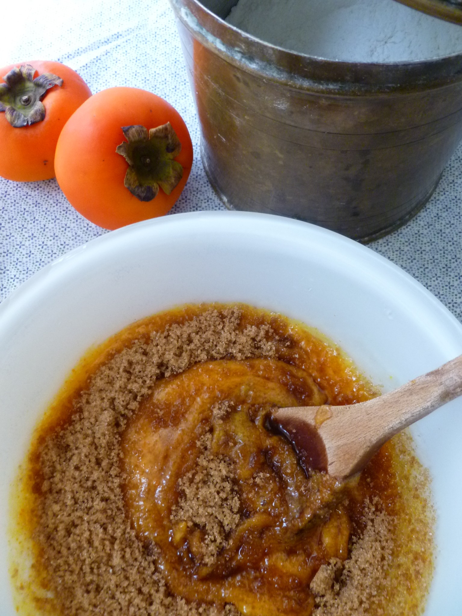 Lemon-Glazed Persimmon Cakes | diplomatickitchen