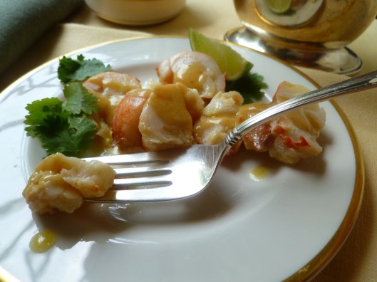 Rock Lobster Tails (Queues de langoustines) with Sauce Muscat Beaumes ...